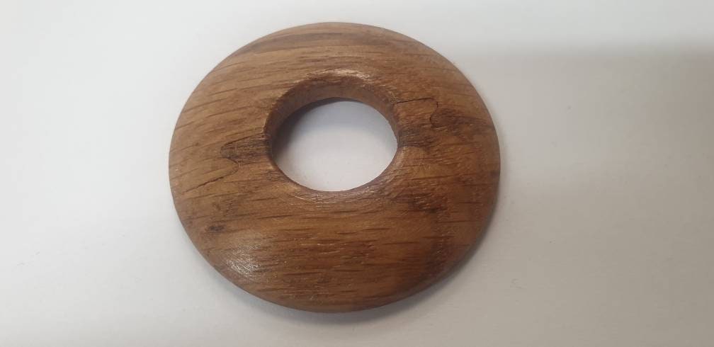 Wood Radiator Pipe Collar Solid Oak Cover 15mm to Fit Standard UK Pipes ...