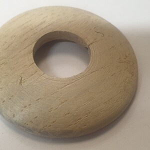 Wood Radiator Pipe Collar Solid Oak Cover 15mm to Fit Standard UK Pipes ...
