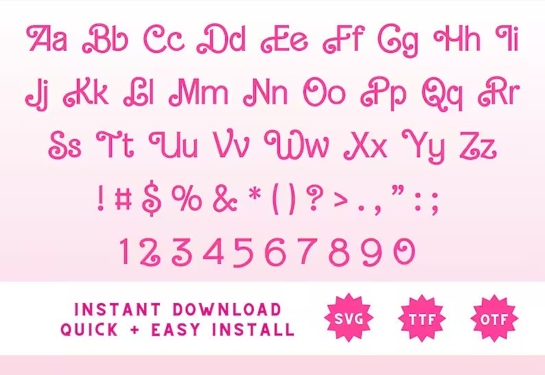 Retro Dolly Font SVG and OTF TTF Canva & Cricut Compatible - Etsy Australia