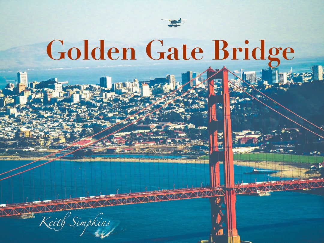 Golden Gate Bridge Postcard, Landscape Postcard, Original Photography ...