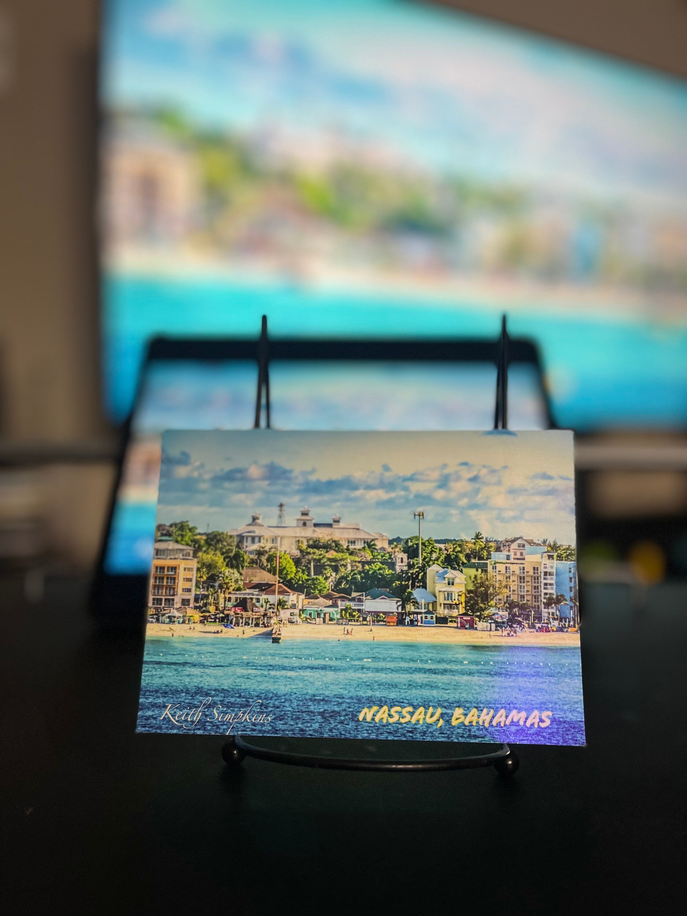 Nassau Bahamas Postcard, Landscape Photography Postcard, Original Art ...