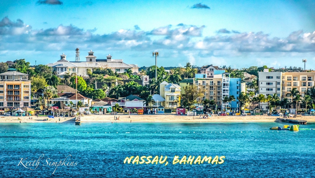 Nassau Bahamas Postcard, Landscape Photography Postcard, Original Art ...