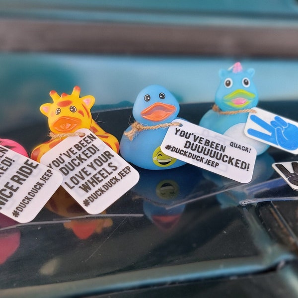 Jeep Duck Tags - Etsy
