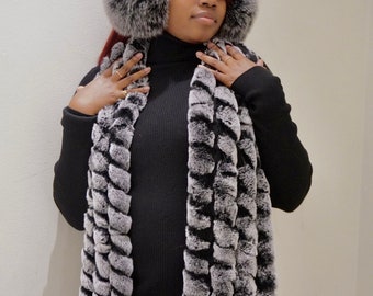 Black Rabbit Scarf - Etsy