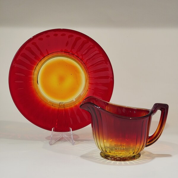 Amberina Glass - Etsy