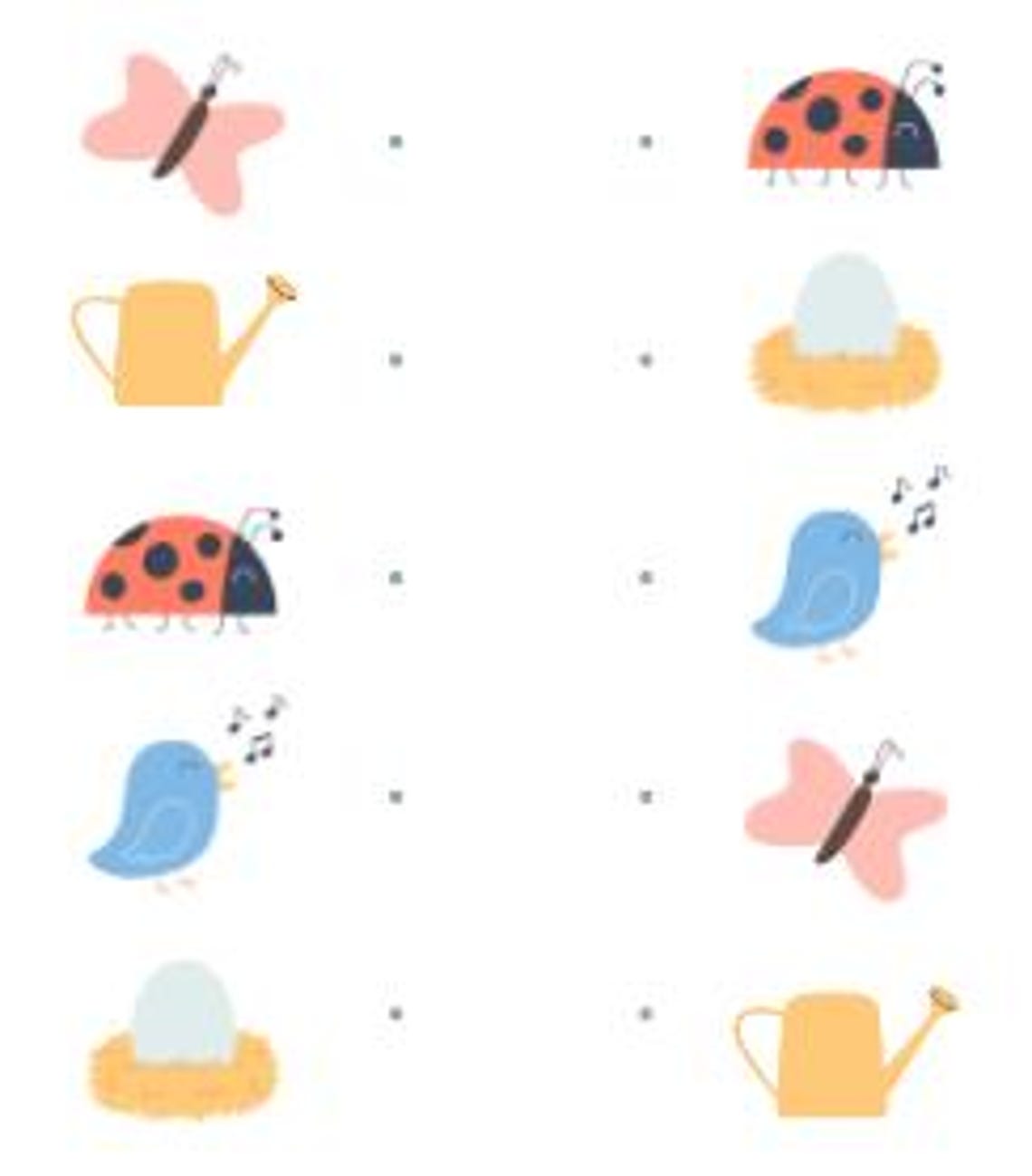 Picture - Numbers - Objects Matching Book. - Etsy