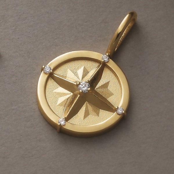 Gold Compass - Etsy