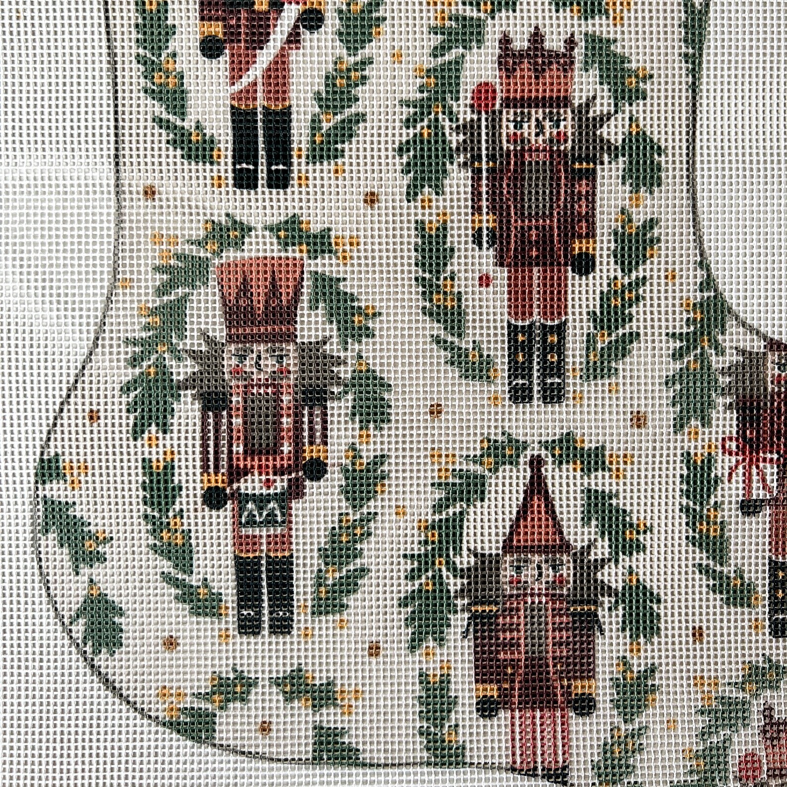Nutcrackers Needlepoint Christmas Stocking Kit Personalized - Etsy