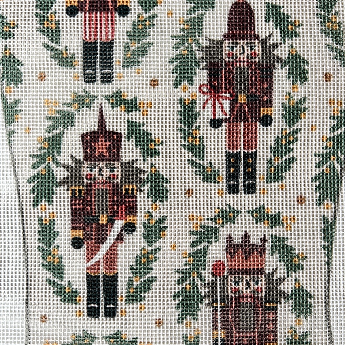 Nutcrackers Needlepoint Christmas Stocking Kit Personalized - Etsy
