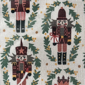 Nutcrackers Needlepoint Christmas Stocking Kit, Modern Personalized Design - Etsy