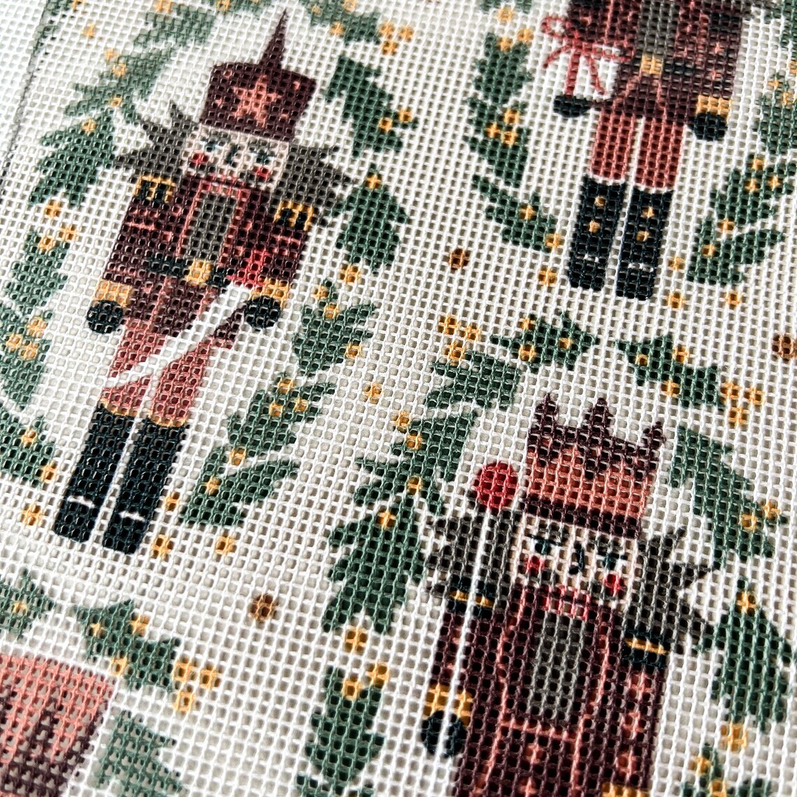 Nutcrackers Needlepoint Christmas Stocking Kit Personalized - Etsy