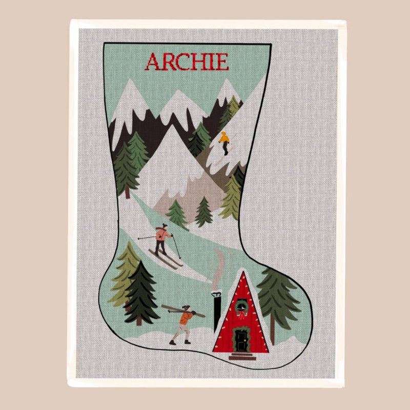 Ski Needlepoint Download - Etsy