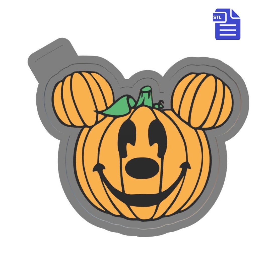 Smiley Face Pumpkin With Ears Freshie Silicone Mold - Etsy