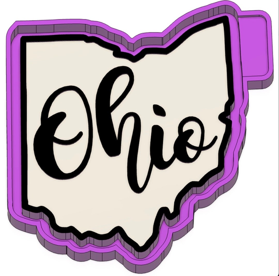 State of OHIO 4 Silicone Freshie Mold - Etsy