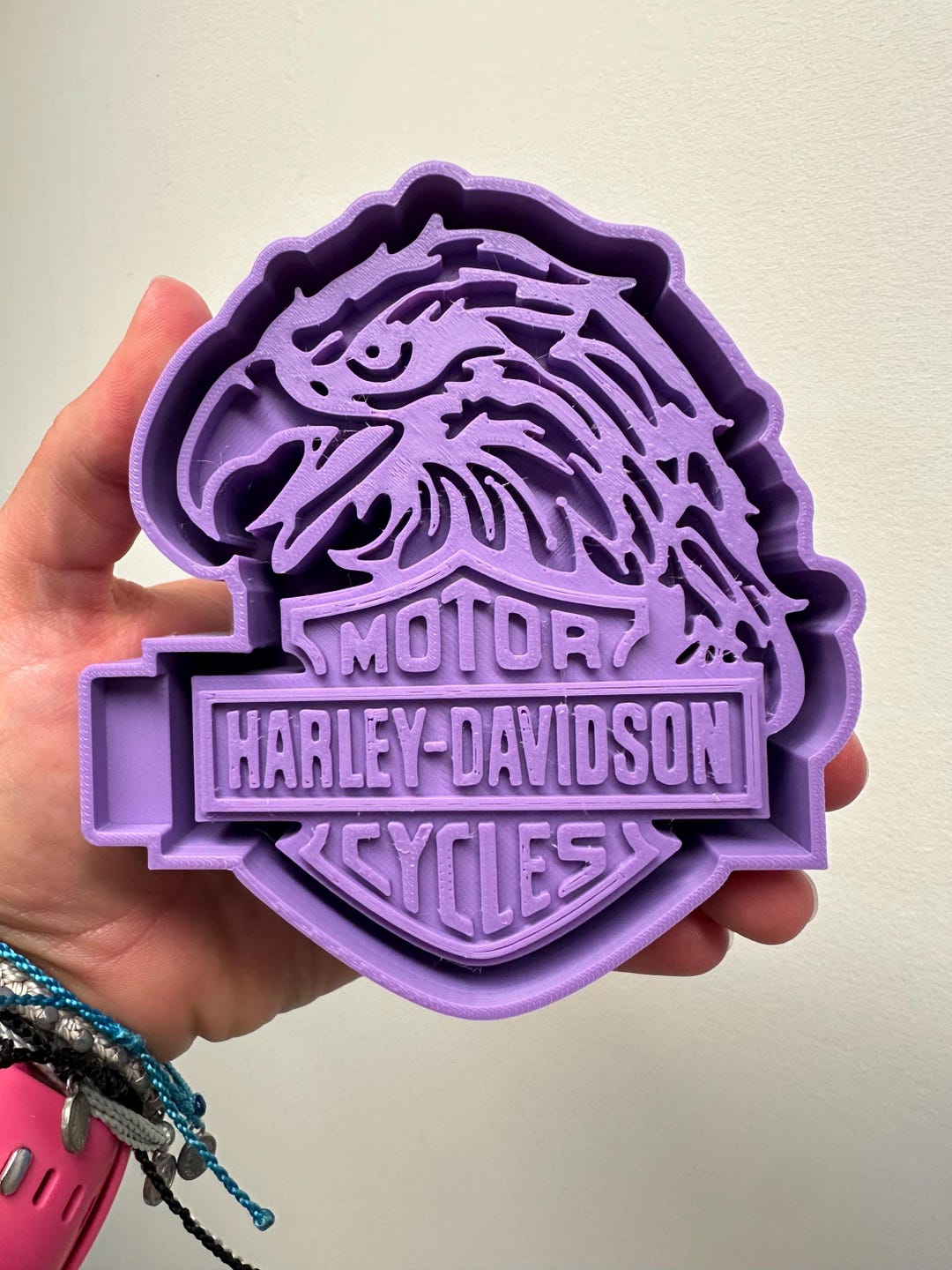 Motorcycle With Eagle Silicone Freshie Mold - Etsy