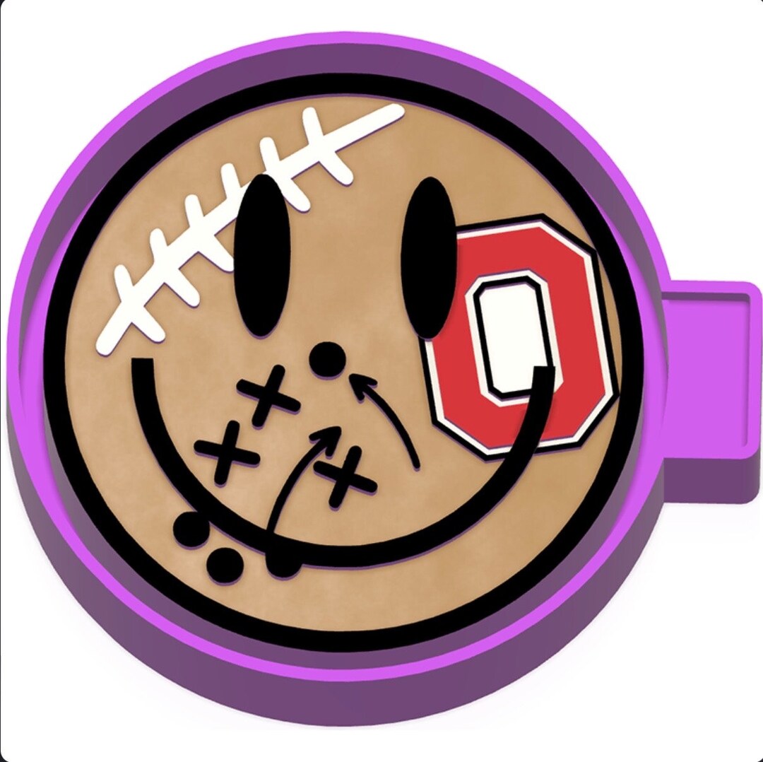 Smiley Face Ohio State Freshie Silicone Mold - Etsy