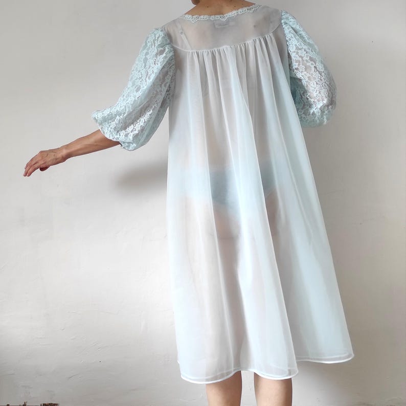 Vintage 50's 60's Robe/peignoir/ Dressing Gown Hollywood Vassarette ...