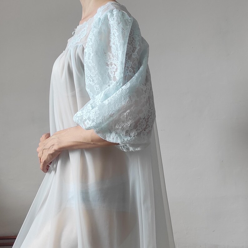 Vintage 50's 60's Robe/peignoir/ Dressing Gown Hollywood Vassarette ...