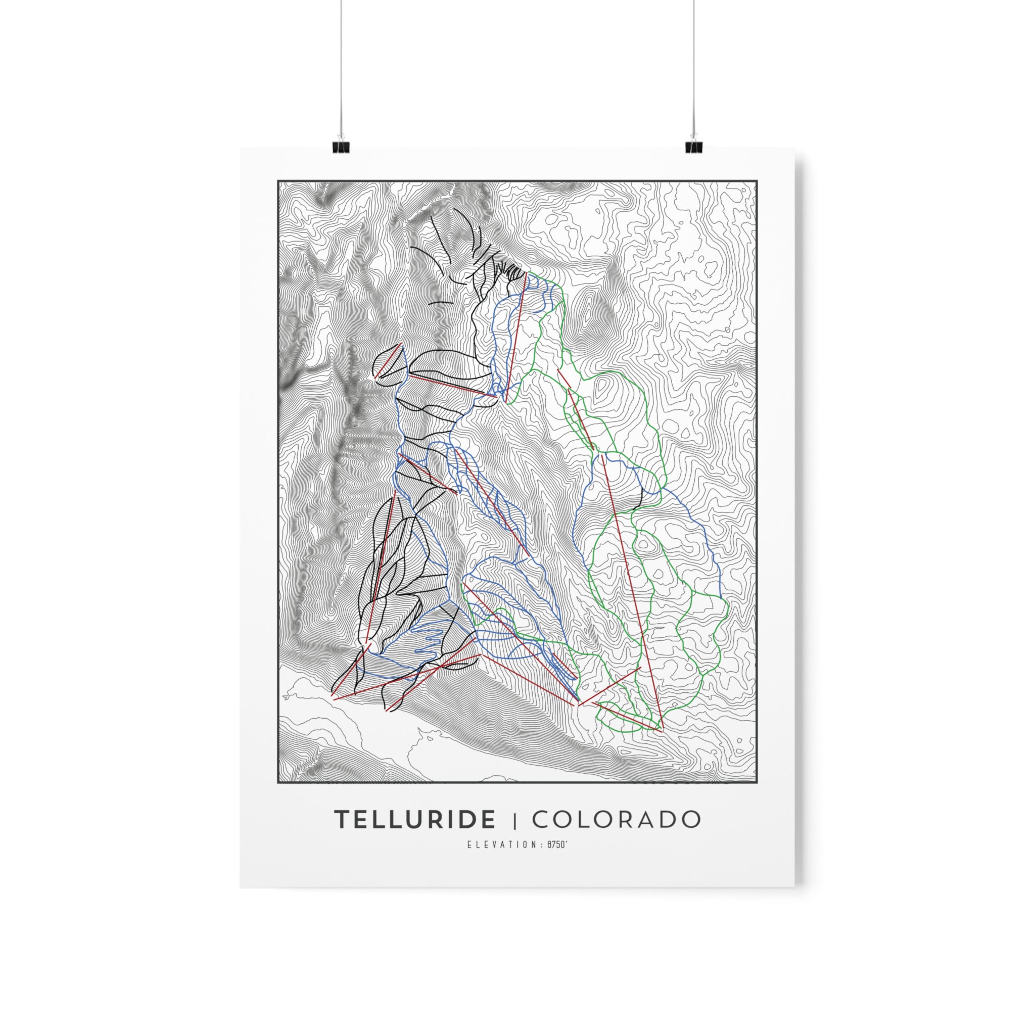 Mapa De Telluride Colorado