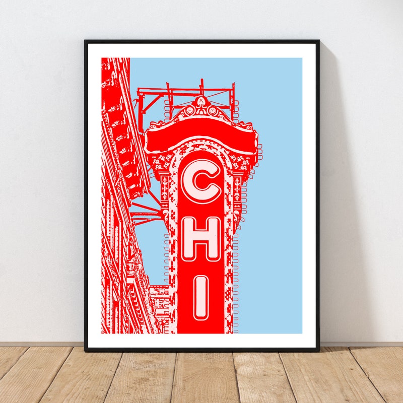 Chicago Art Print - Etsy