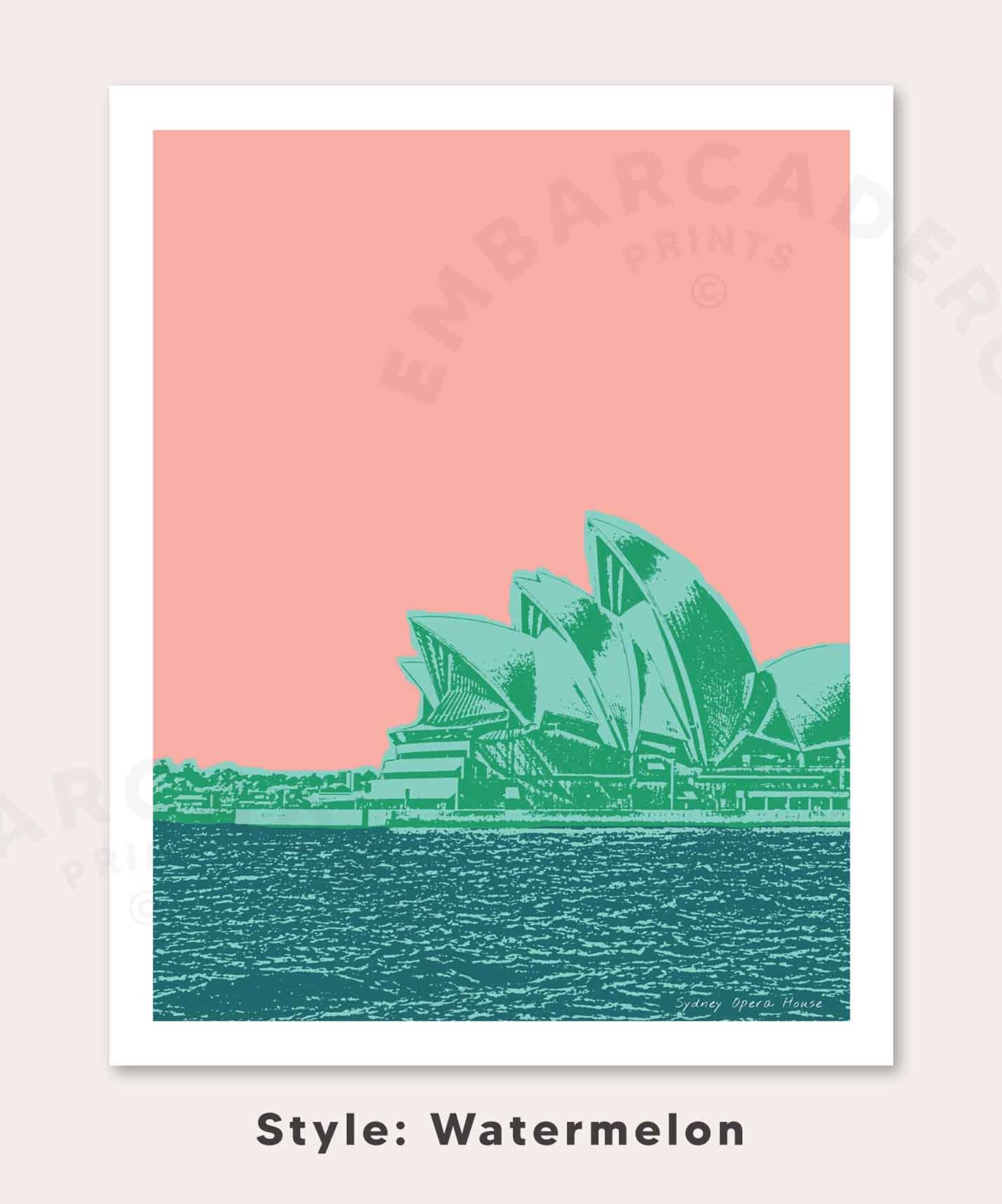 Opera House Art Print by Embarcadero Prints Opera House Wall - Etsy