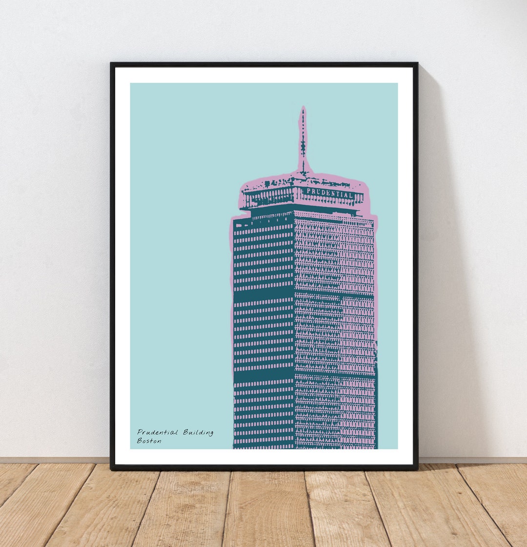 Prudential Building Art Print by Embarcadero Prints Prudential Building ...