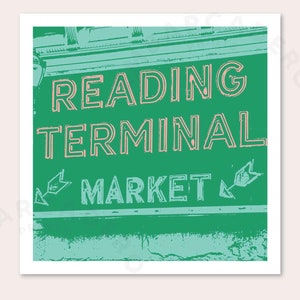 Reading Terminal Market Art Print by Embarcadero Prints Reading ...