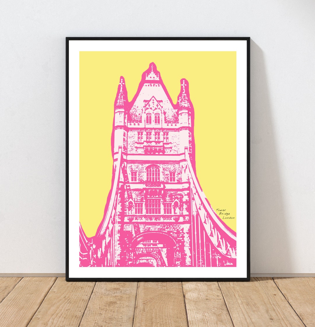 Tower Bridge Art Print by Embarcadero Prints | Tower Bridge Wall Art ...