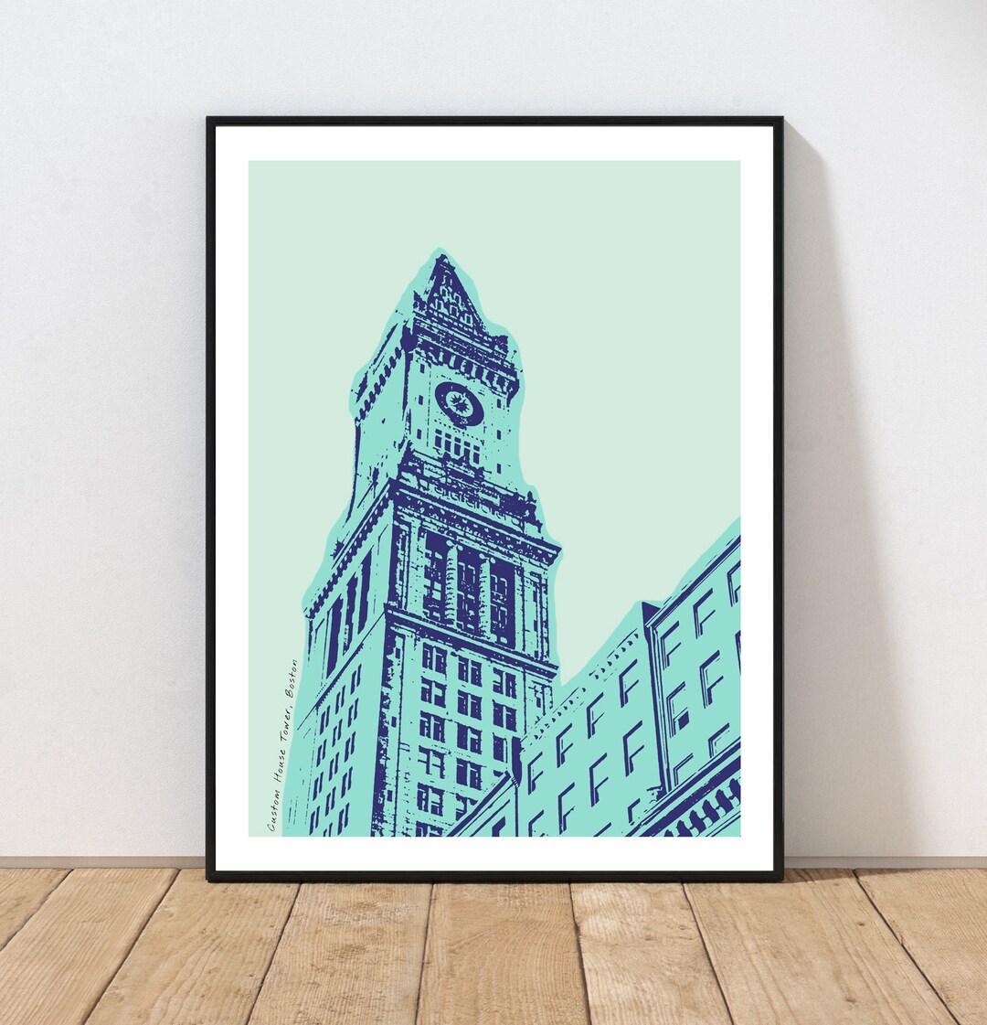 Custom House Tower Art Print by Embarcadero Prints Custom House Tower ...