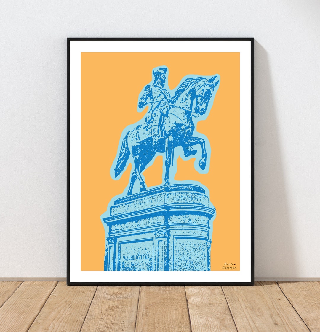 Boston Common Art Print by Embarcadero Prints | Boston Common Wall Art ...