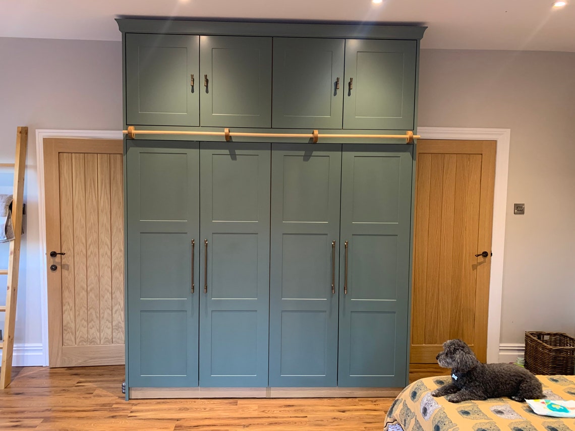 Bespoke Fitted Wardrobe Painted Doors custom Made Wardrobes - Etsy