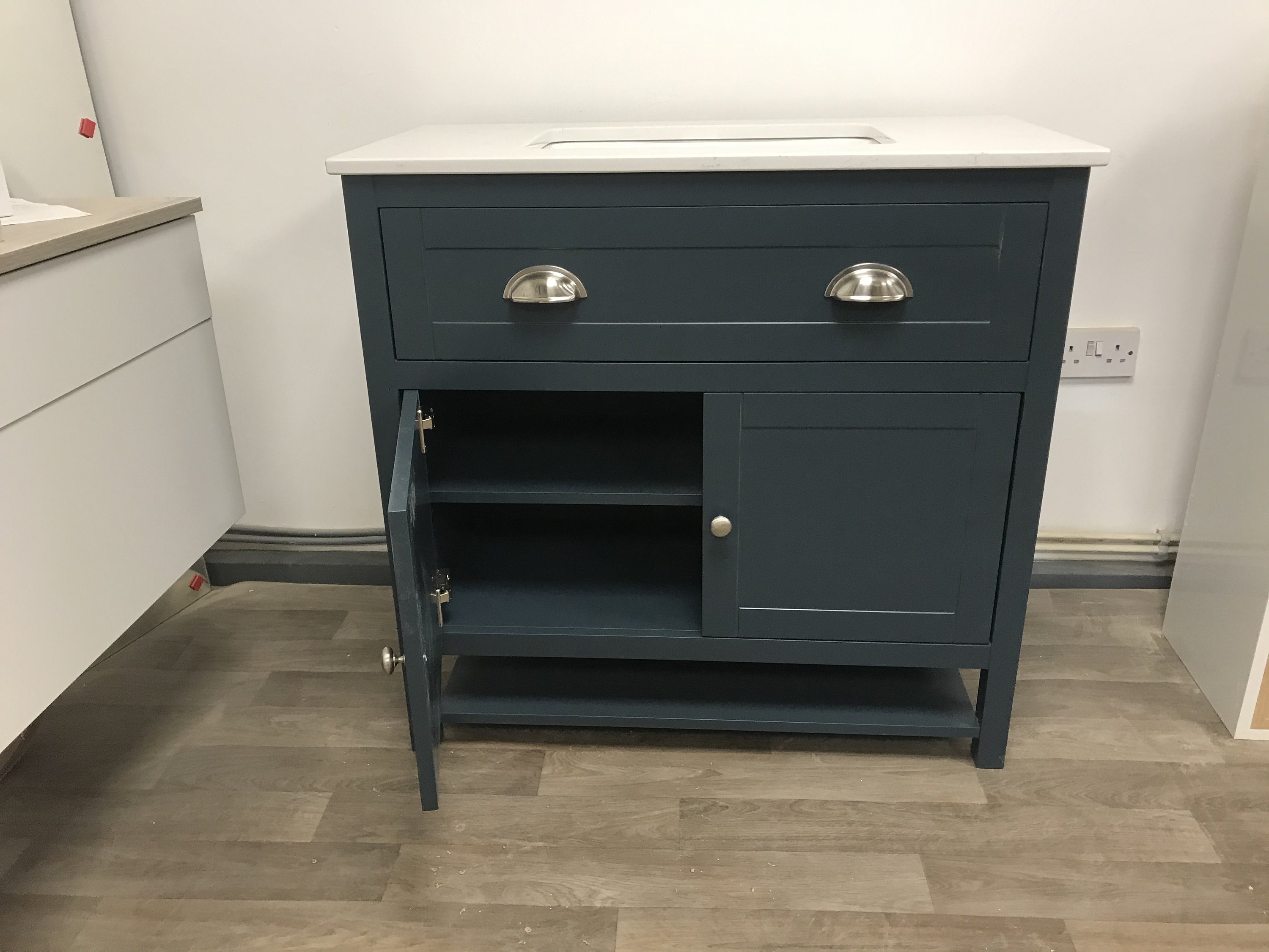Undermount Basin Painted Vanity Unit. Lincoln Vanity | Etsy UK
