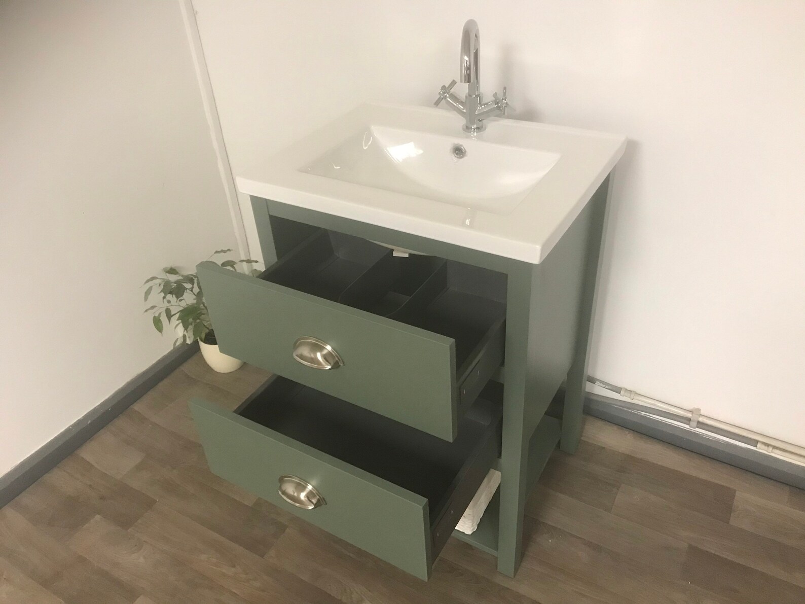 Painted Vanity Unit | Ceramic Basin | Any Colour | Norton Vanity - Etsy UK