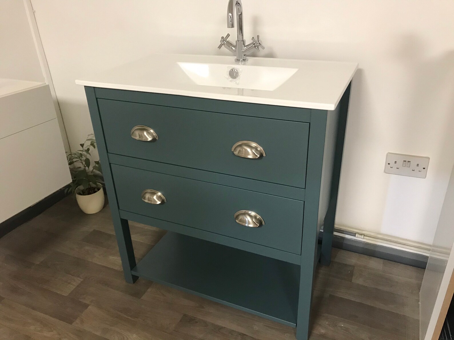 Painted Vanity Unit | Ceramic Basin | Any Colour | Norton Vanity - Etsy UK