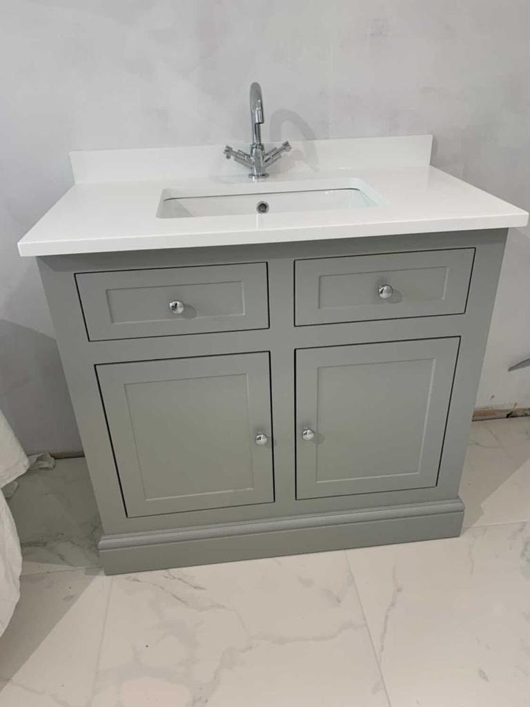 Cathedral Painted Vanity Unit With Single Undermount Basin. - Etsy