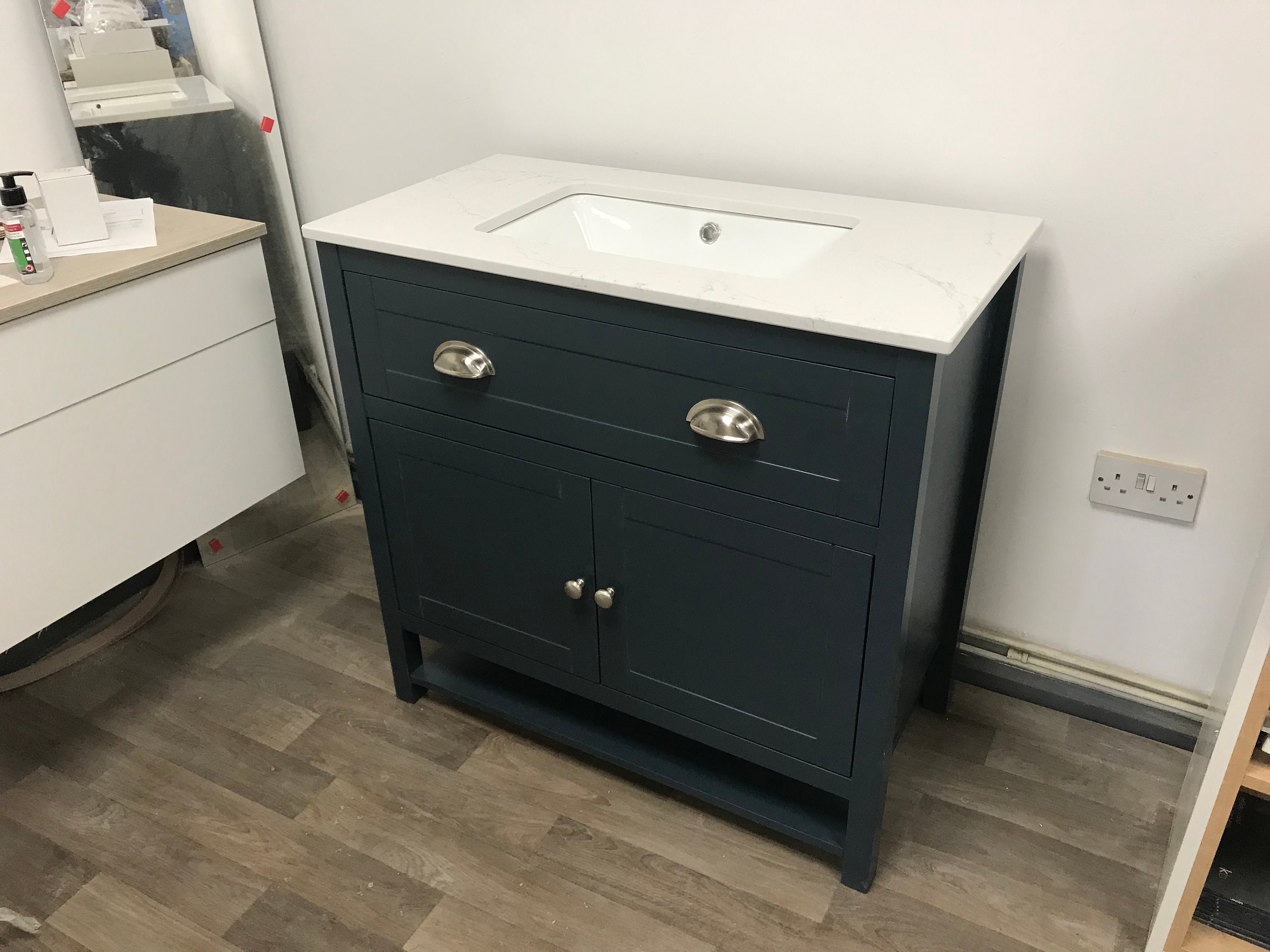 Undermount Basin Painted Vanity Unit. Lincoln Vanity | Etsy UK