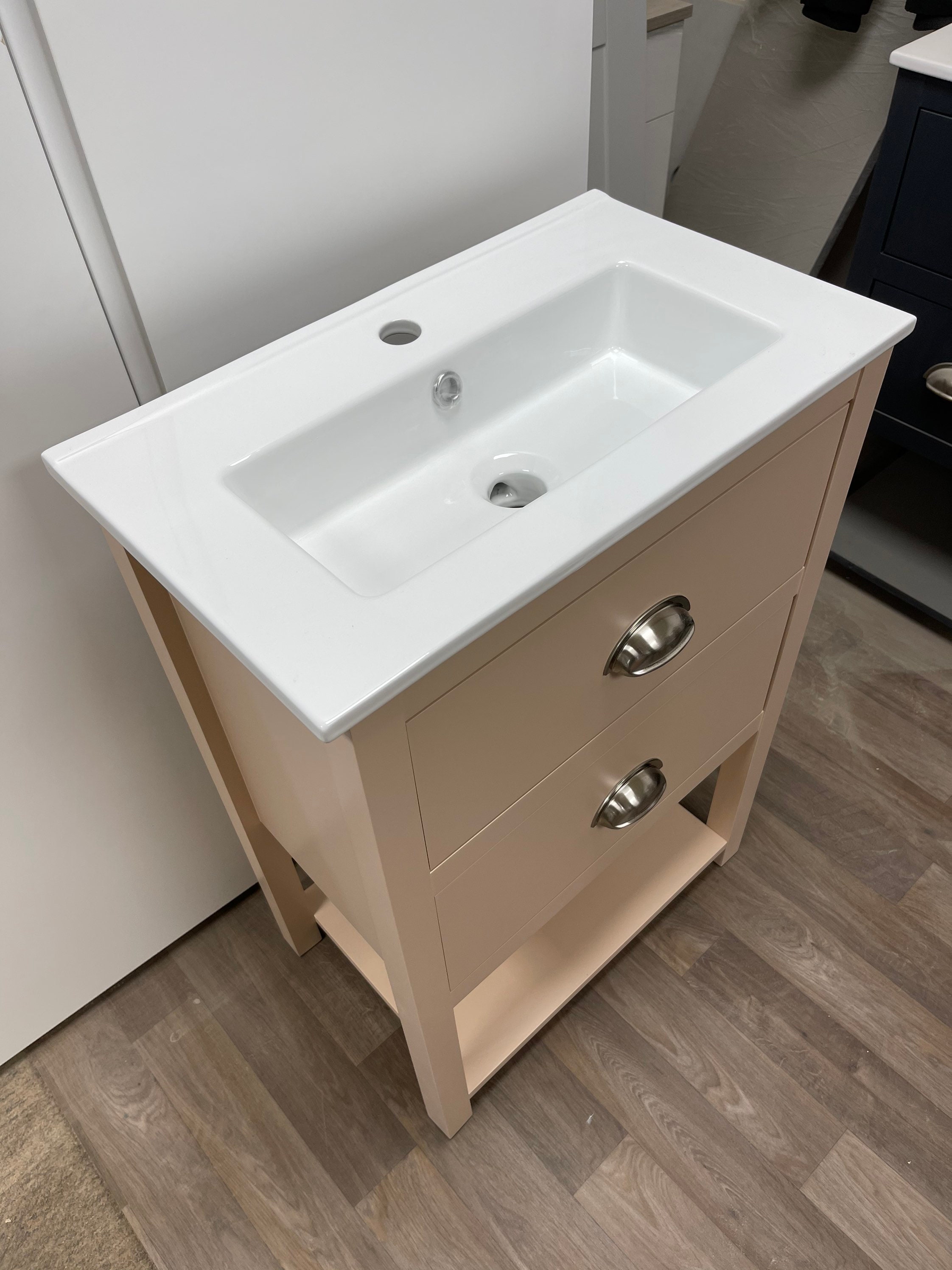 Slimline Vanity Unit Bathroom Washstand With Ceramic Sink. - Etsy UK