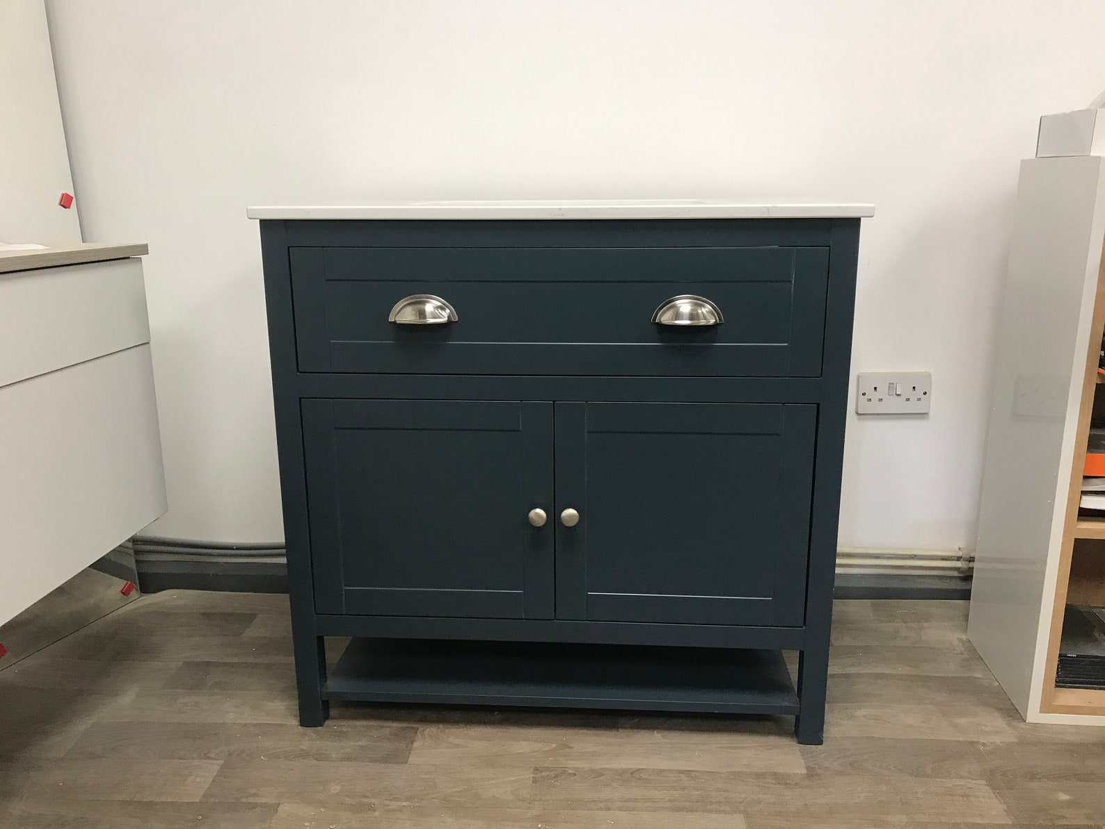 Undermount Basin Painted Vanity Unit. Lincoln Vanity | Etsy UK