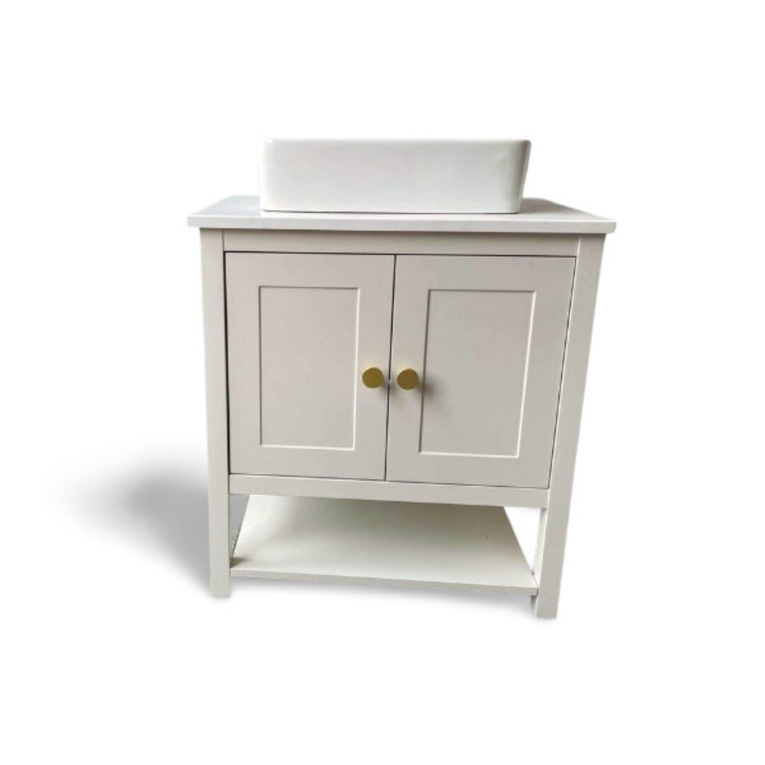 Norton Doors Vanity Unit | Bathroom Washstand With Sit-on Basin | Any ...
