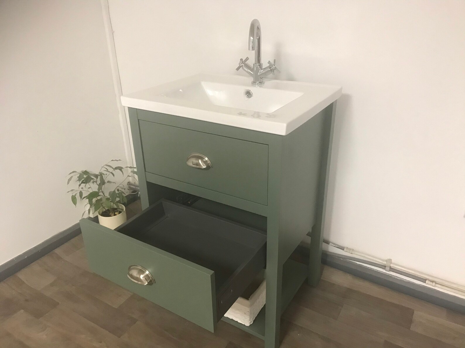 Painted Vanity Unit | Ceramic Basin | Any Colour | Norton Vanity - Etsy UK