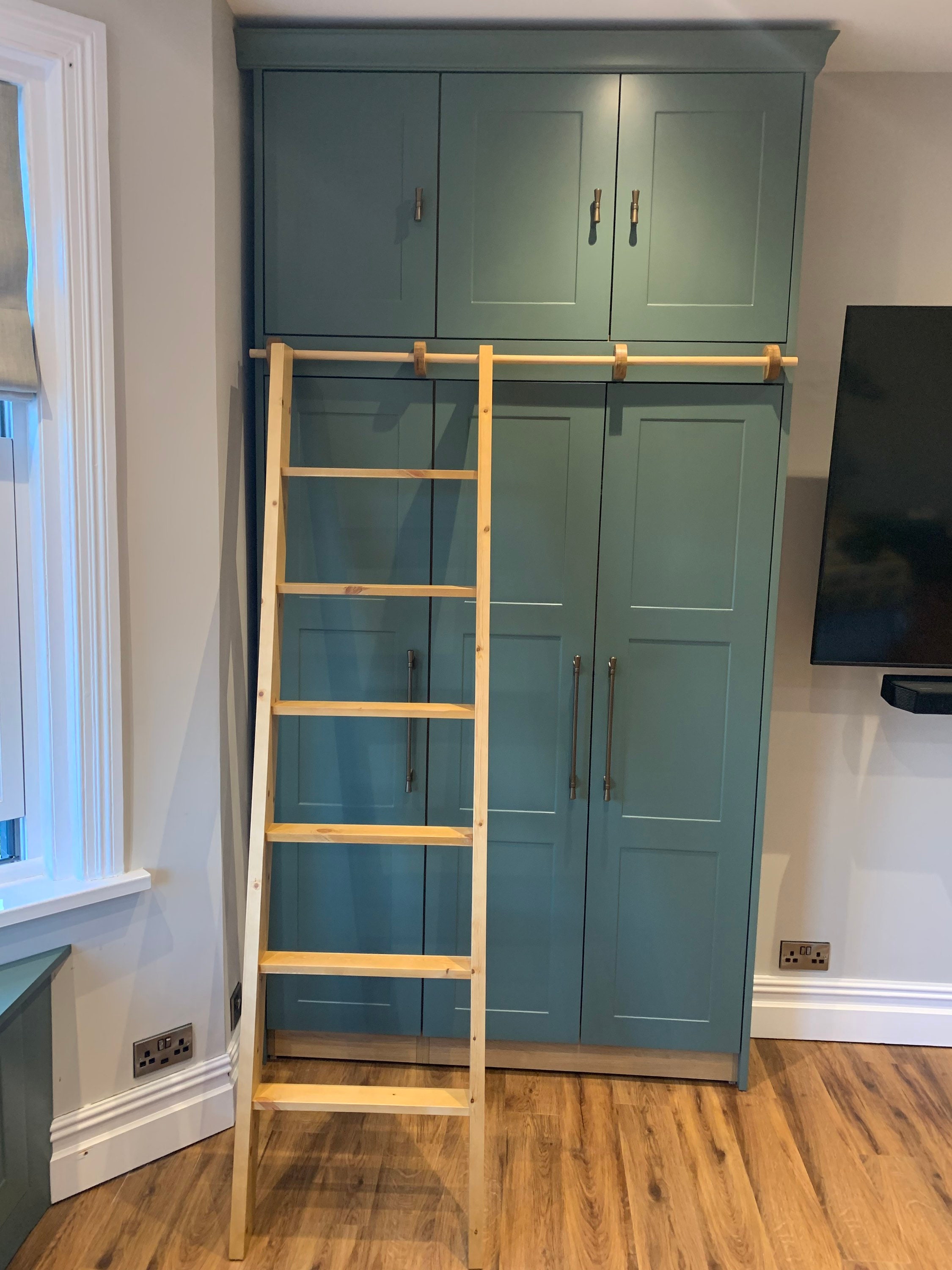 Bespoke Fitted Wardrobe Painted Doors custom Made Wardrobes - Etsy