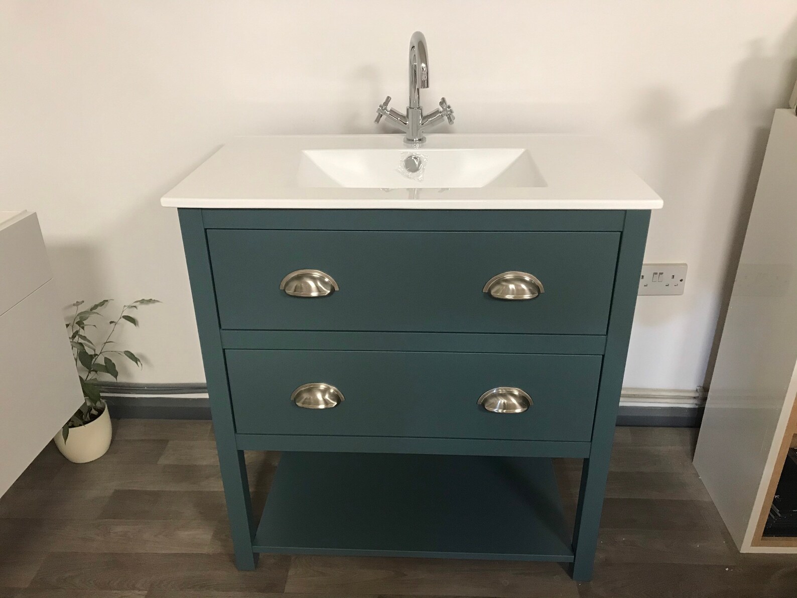 Painted Vanity Unit | Ceramic Basin | Any Colour | Norton Vanity - Etsy UK