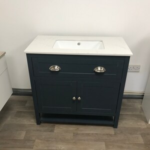 Undermount Basin Painted Vanity Unit. Lincoln Vanity | Etsy UK