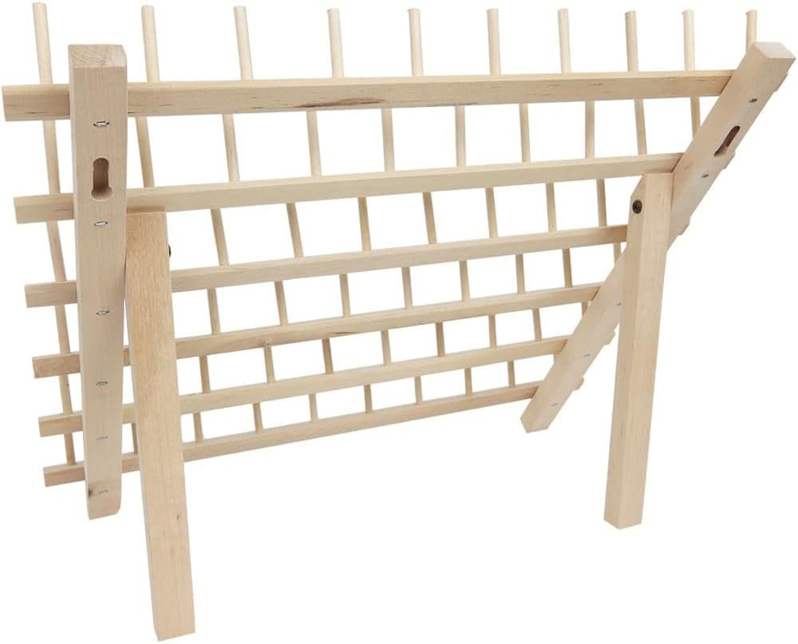 2-60 Spool Cone Wood Thread Racks (holds120 Spools) Hardwood ...