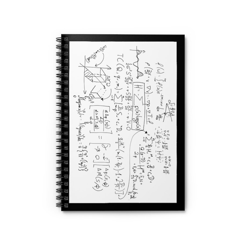 Math Notebook Mathematical Formulas Design Fun Math Book - Etsy
