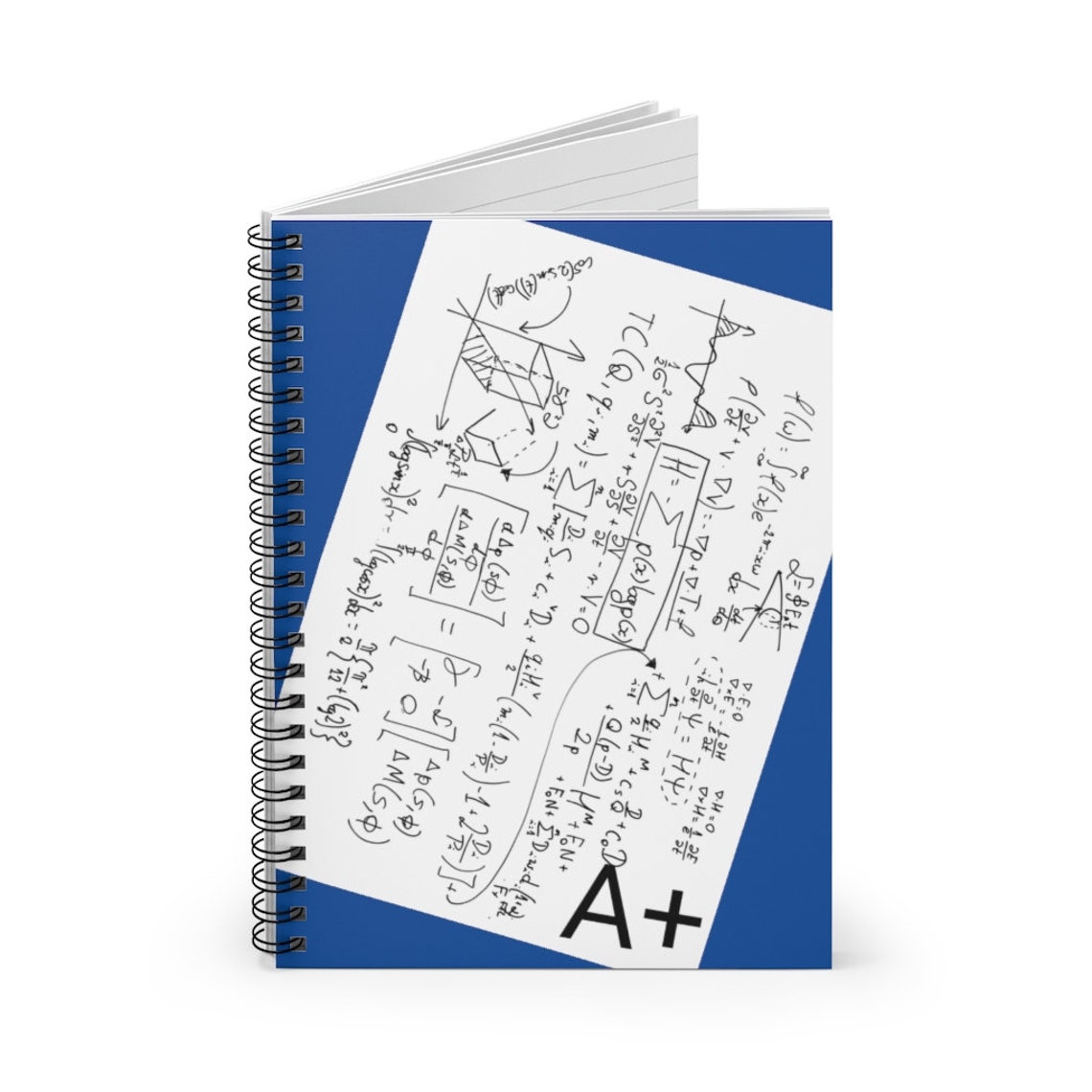 Math Notebook blue Complex Math Formulas Inspirational - Etsy