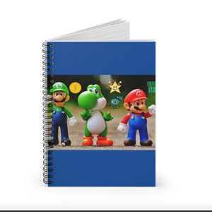 Personalized Super Mario Notebook - Etsy