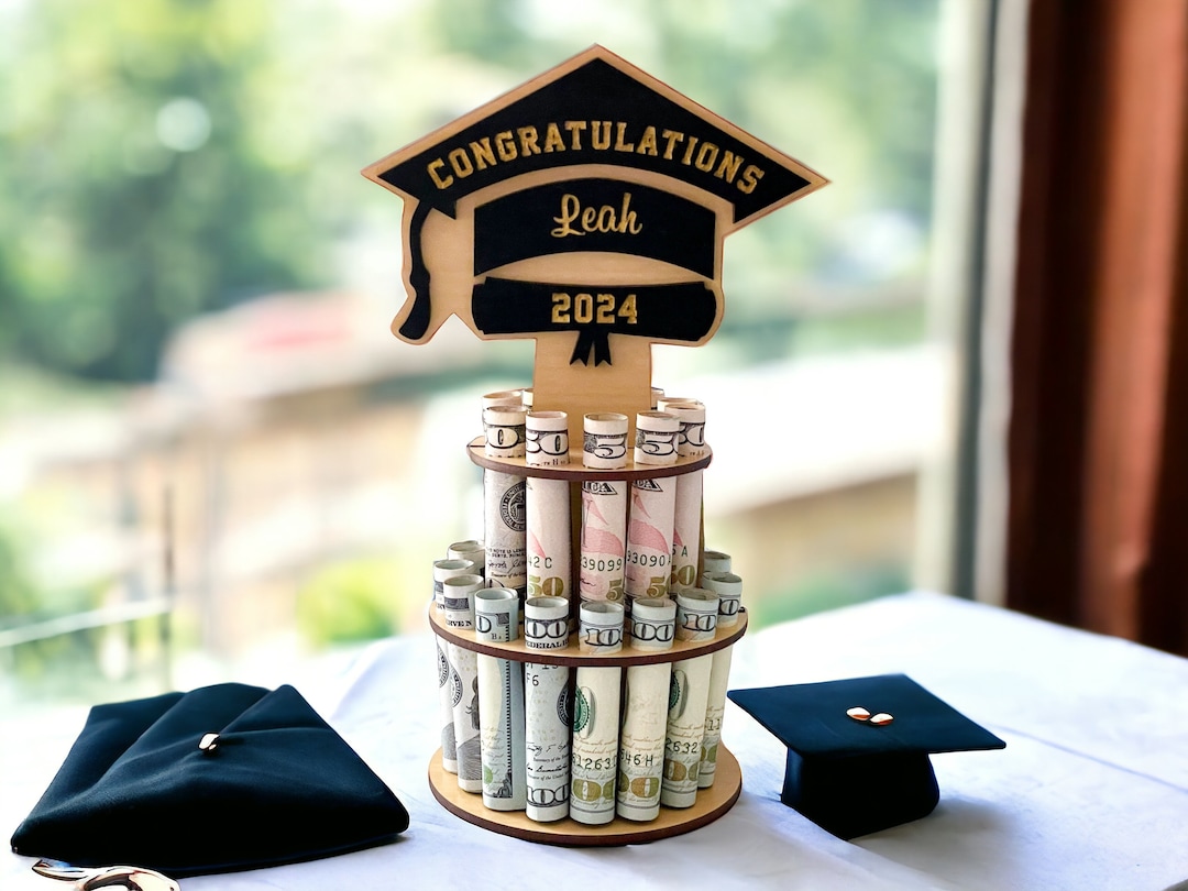 Personalized Graduation Money Holder 2024, Graduation Money Tree Gifts ...