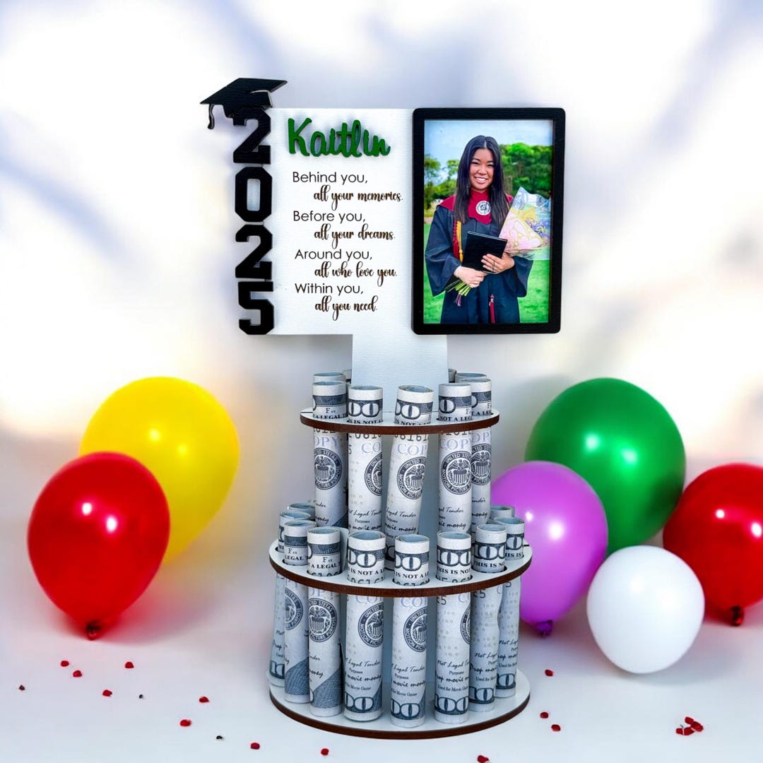 Personalized Graduation Money Holder, Graduation Money Tree Gifts for ...