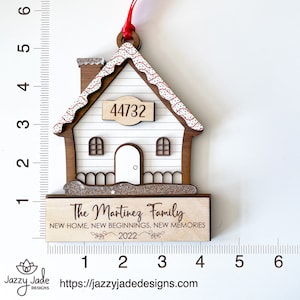 First Christmas in New Home Ornament 2025, Our First Home Christmas Ornament Personalized Family ...